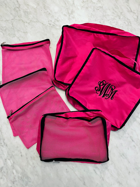 Monogram Pink Packing Cubes – I Love Jewelry